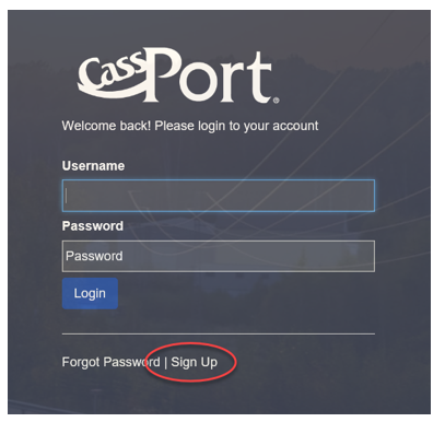 CassPort Registration – Cass Freight