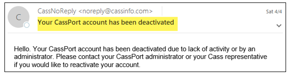 CassPort Registration – Cass Freight
