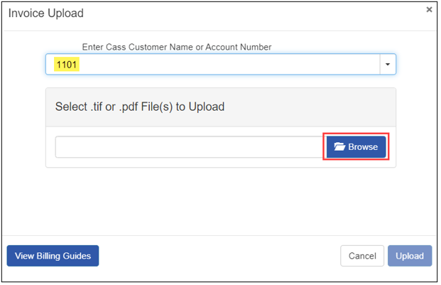 CassPort – Invoice Upload Tool – Cass Freight